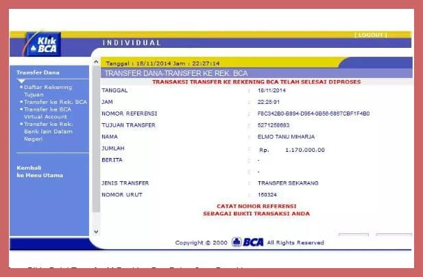 3 Cara Cek Nomor Referensi BCA, Fungsi Dan Biaya | ATMnesia